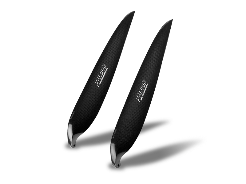 12x8 (Pusher) Falcon C2F Folding 2 blade Propeller Carbon (Electric ...